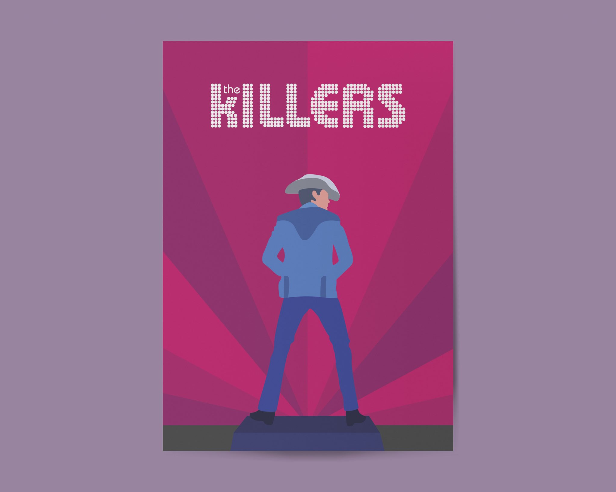 The Killers Band Poster - Brandon Flowers as The Marlboro Man – Snippy Cow