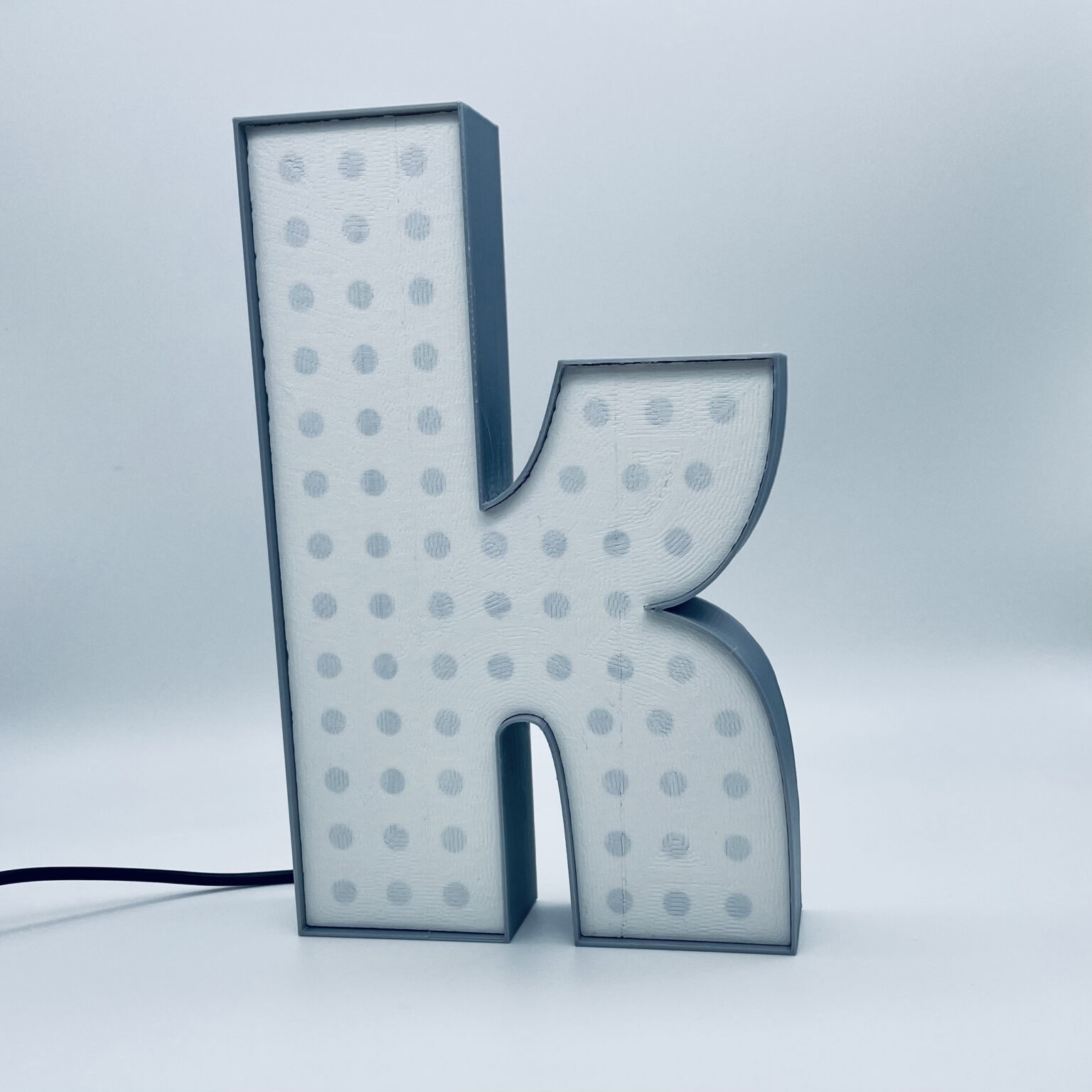 K Desk LED Light - Inspired by The Killers – Snippy Cow