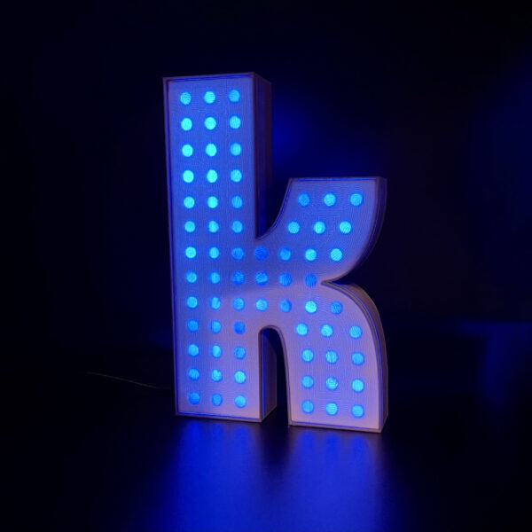 K Light Basic - K Desk LED Light - Inspired by The Killers – Snippy Cow