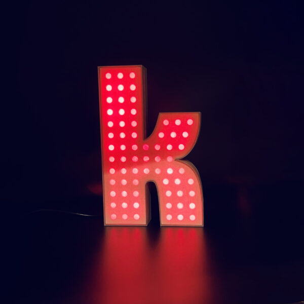 K Light Basic - K Desk LED Light - Inspired by The Killers – Snippy Cow