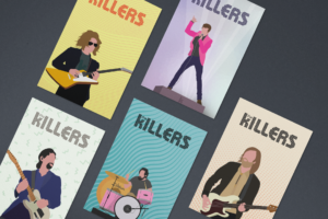 The Killers - Band Illustration Print Bundle – Snippy Cow