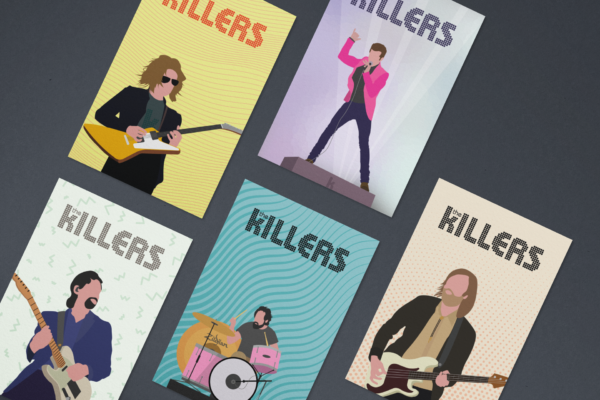 The Killers - Band Illustration Print Bundle – Snippy Cow