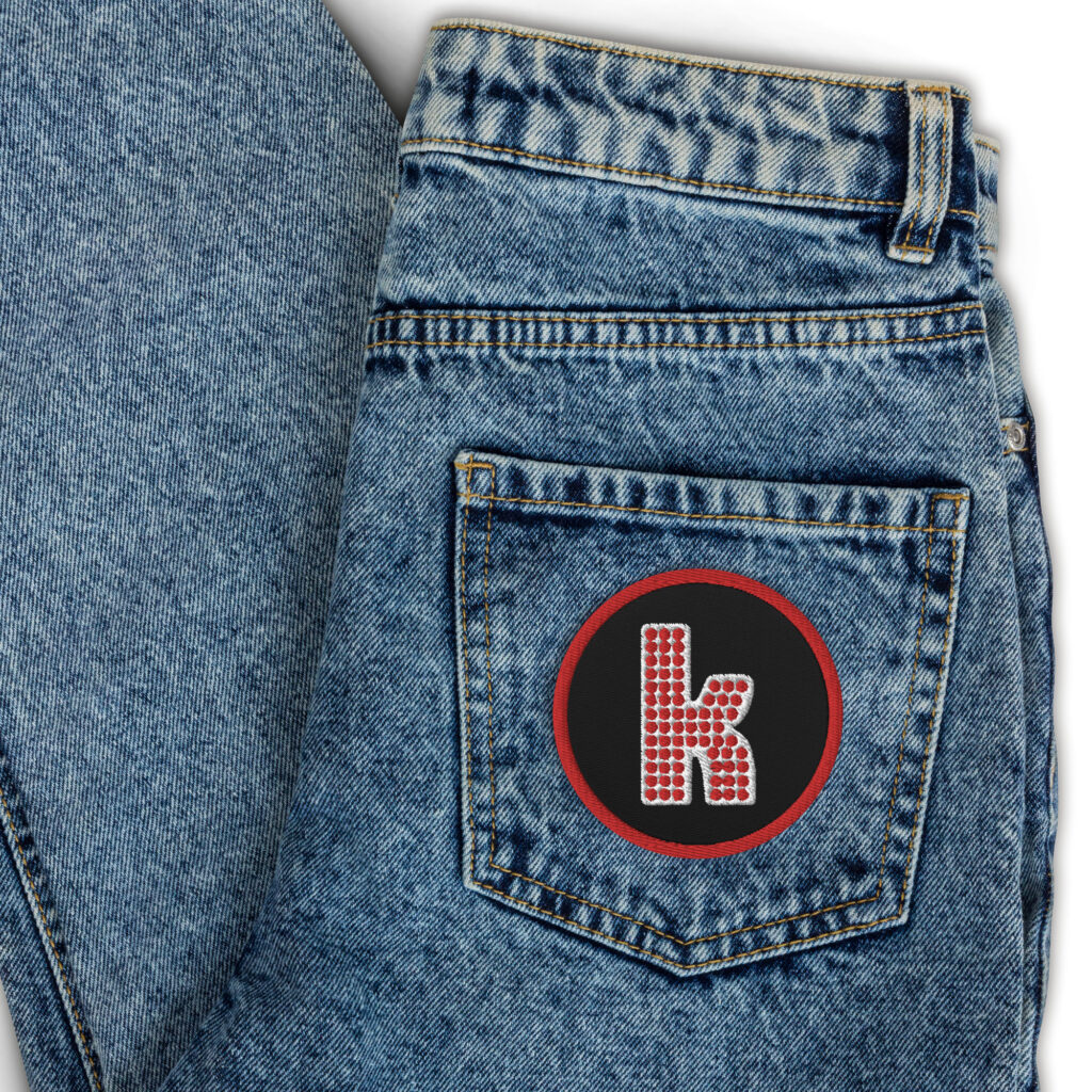 The Killers K Embroidered patches – Snippy Cow