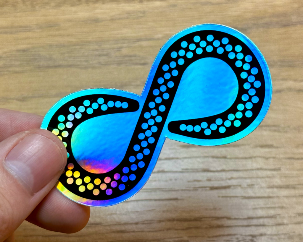 The Killers Holographic Sticker - Imploding The Mirage Infinity Sign ...